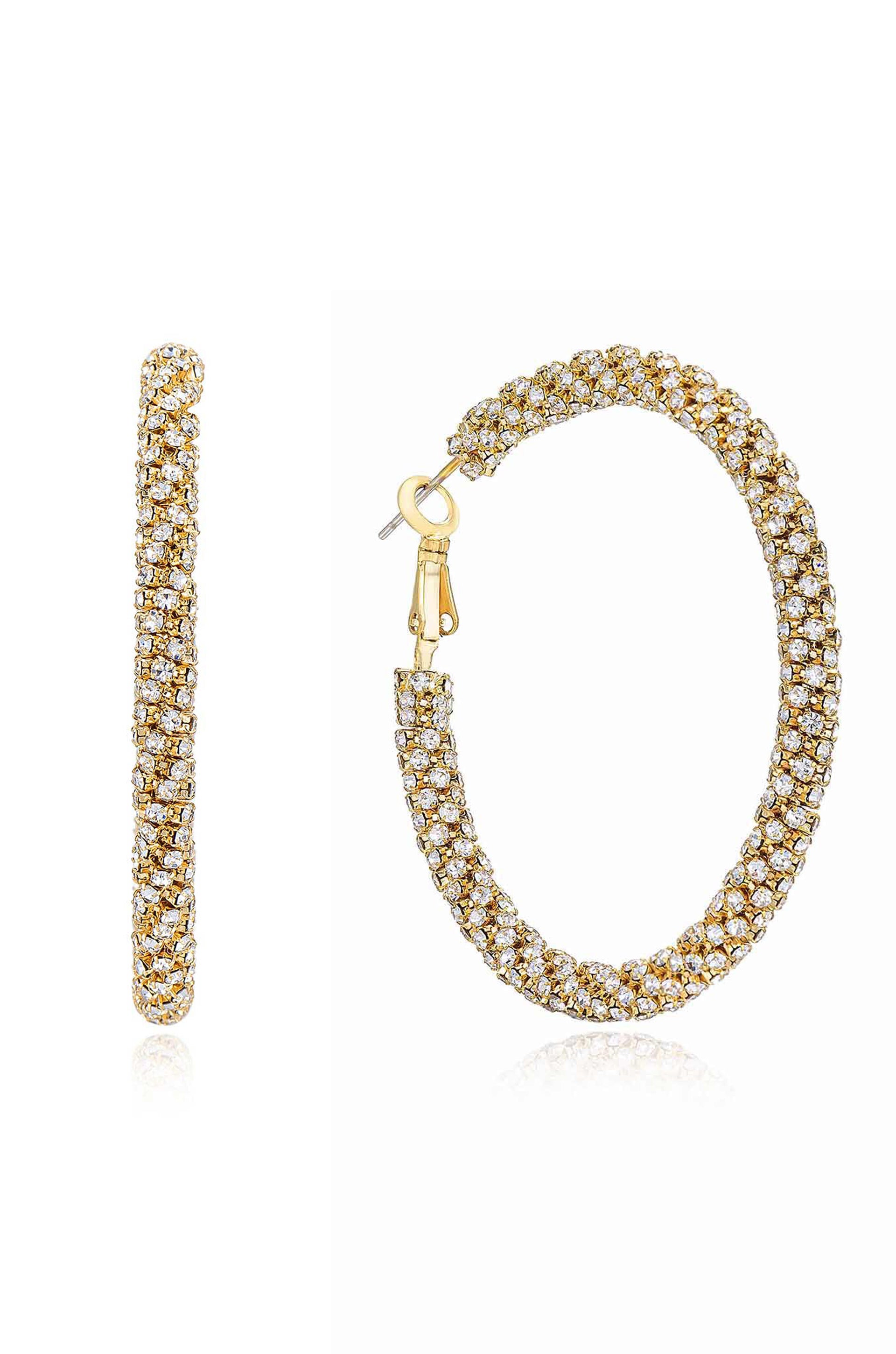 Rope Chain 18k Gold Plated Hoops – Ettika